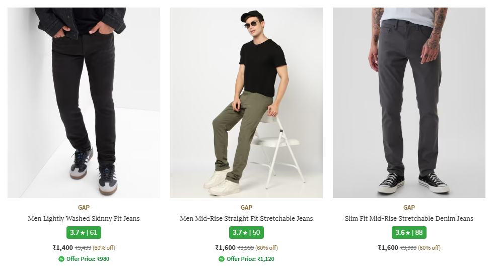 Gap - Up To 60% Off on Men's Jeans | Desidime