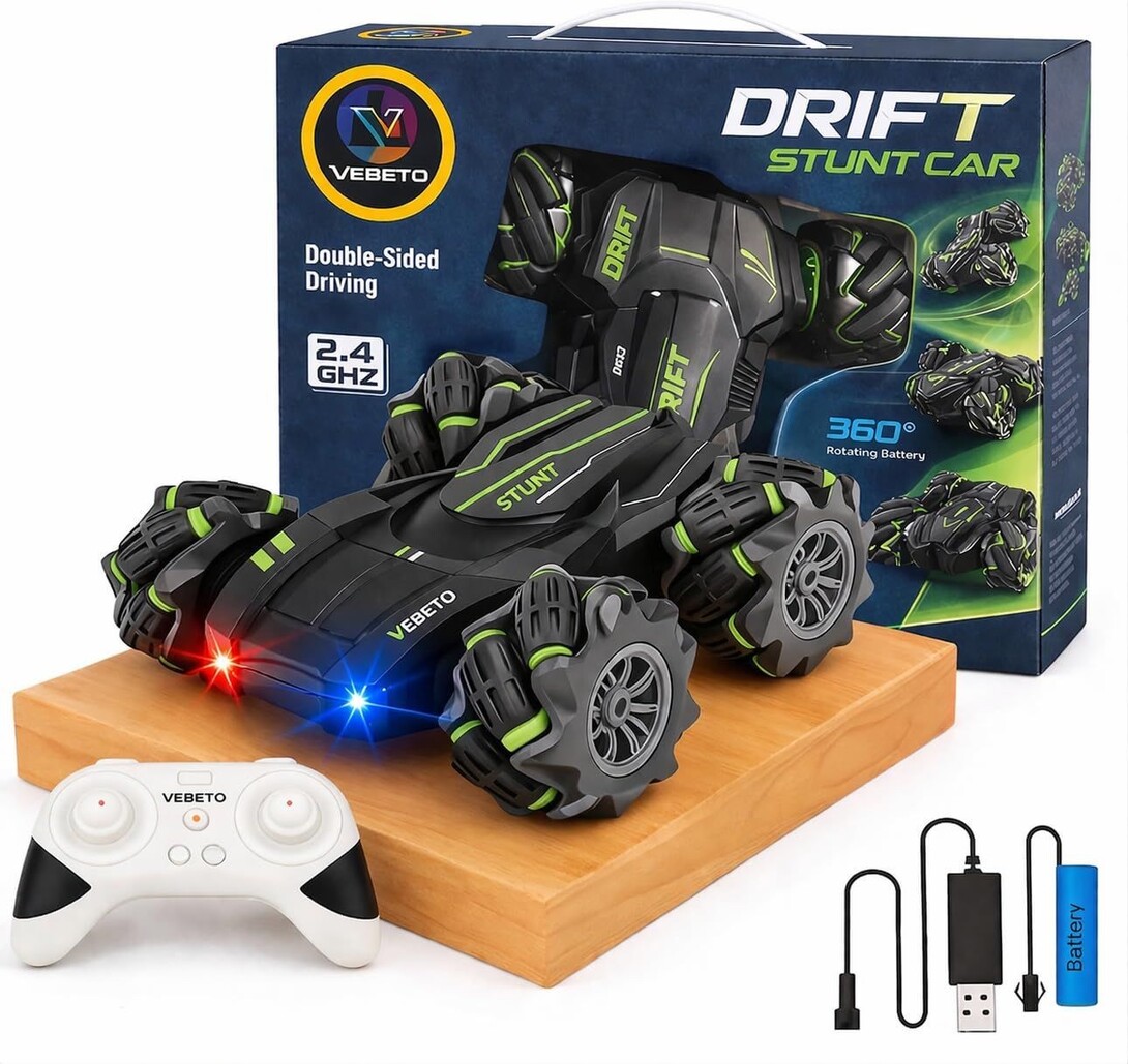 VEBETO Remote Control Drift Stunt Car Toy | 1 Year Warranty | 4x4 RC ...