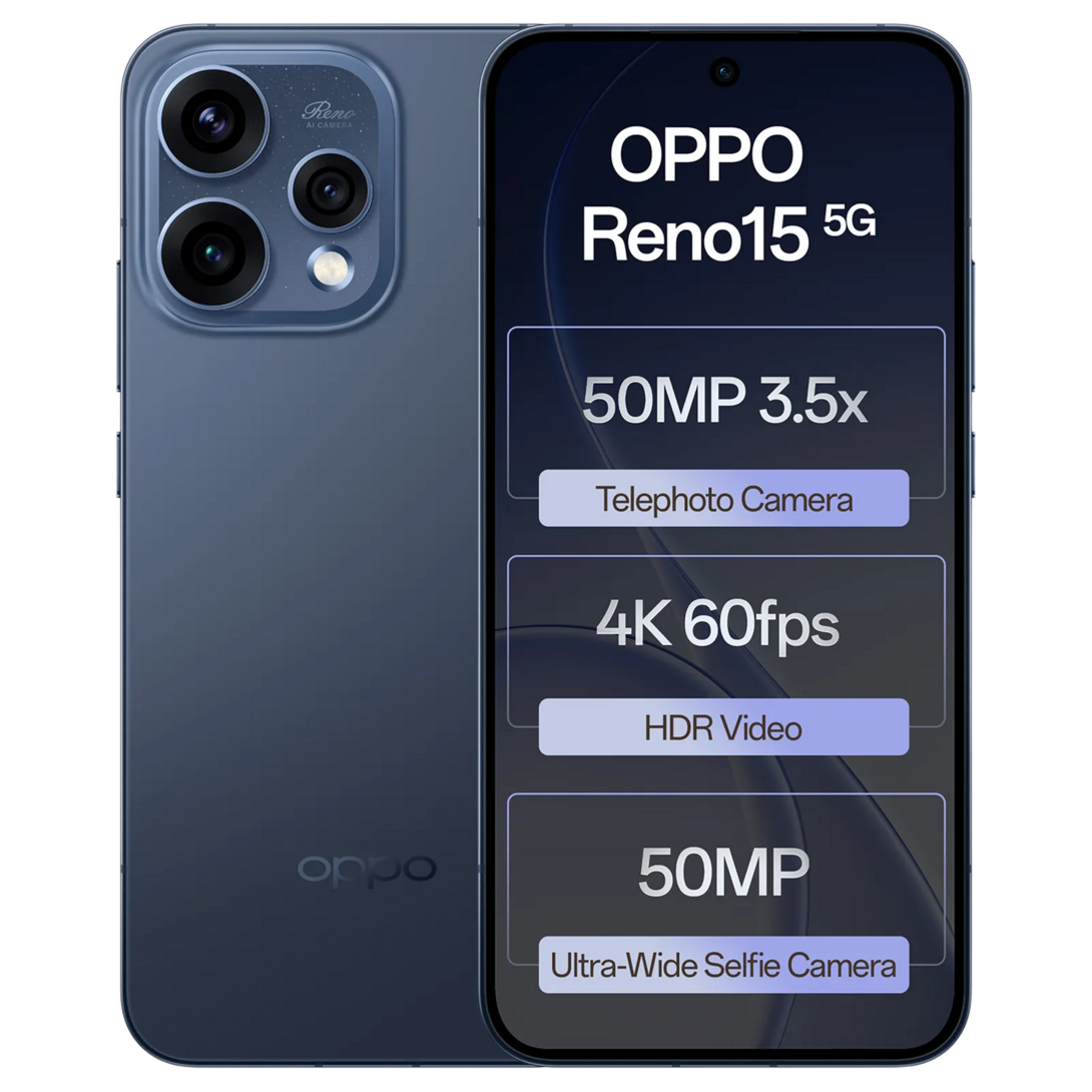 oppo Reno15 5G (12GB RAM, 256GB, Twilight Blue) | Desidime