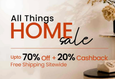 Pepperfry - All Things Home Sale - Up To 70% Off + 20% Cashback | Desidime