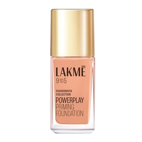 LAKMÉ Powerplay Priming Liquid Foundation, Natural, Flawless Finish ...