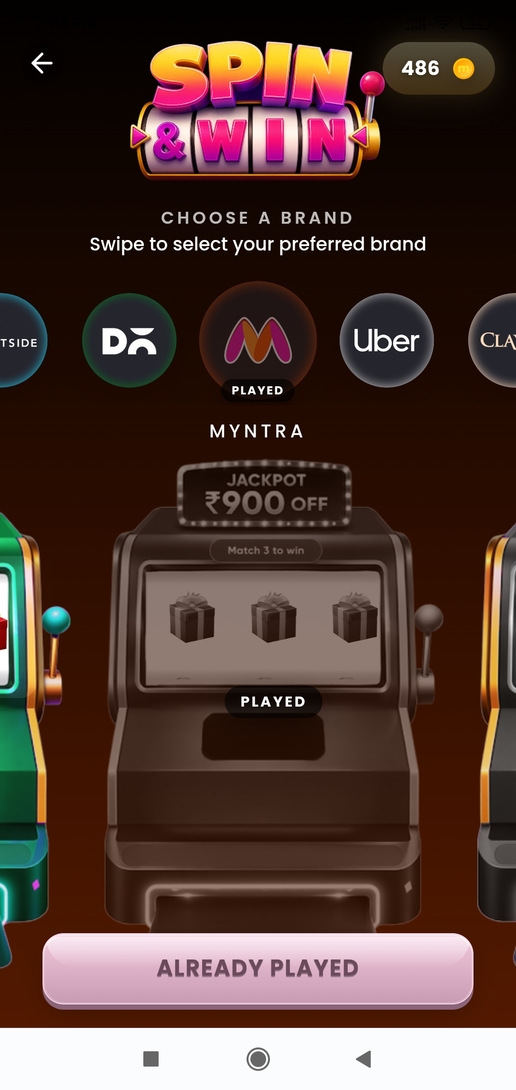 Magicpin - Get ₹25 myntra coupon code Use 99 points | Desidime