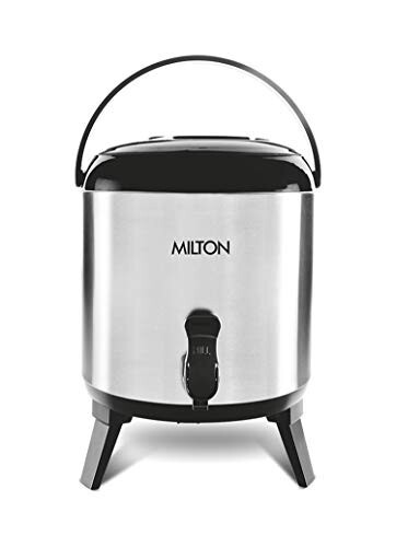 Milton Stellar Thermosteel Water Jug 4.6L | Hot & Cold | Silver | Desidime