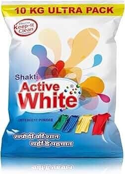 Active White Ultra Detergent Powder - 10 kg Family Pack | Desidime