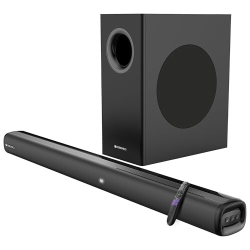 ZEBRONICS Juke BAR 4100 Soundbar, 200 Watts, Virtual 5.1, Quad Driver ...