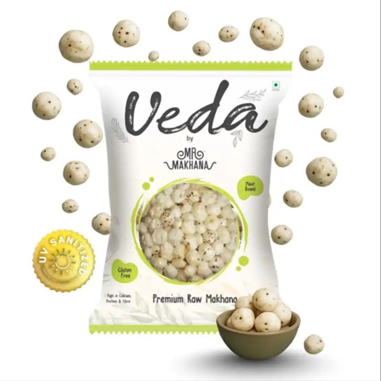 Zepto : Mr. Makhana Veda Plain & Raw Makhana 100g (Location Specific ...
