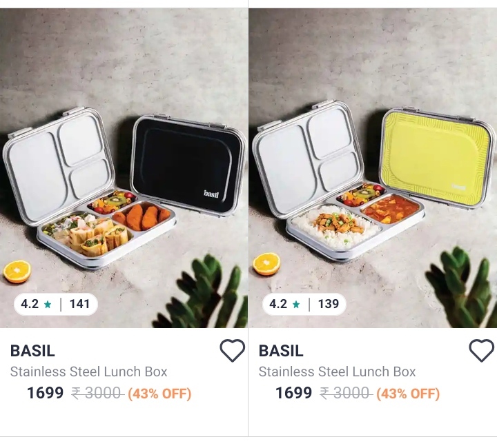 Myntra | Leakproof Stainless stell (Hot and Cold ) Lunch box Under 1700 ...