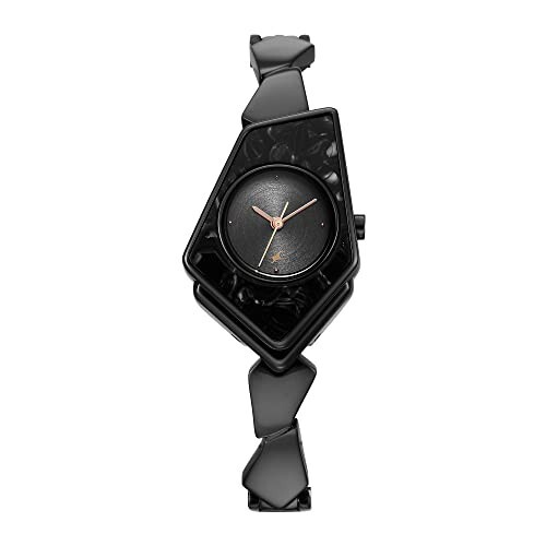 Fastrack Younique Quartz Analog Grey Dial Metal Strap Watch for Girls ...