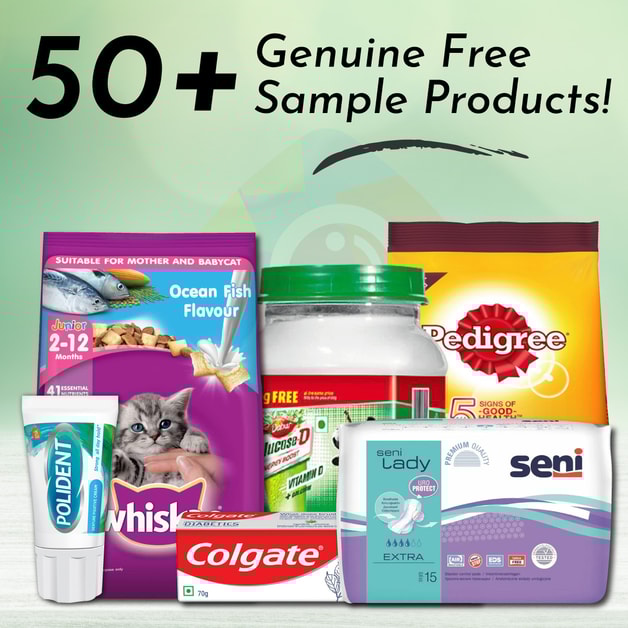 How to get Genuine Free Sample Products in India 2025? Check List of 50 ...
