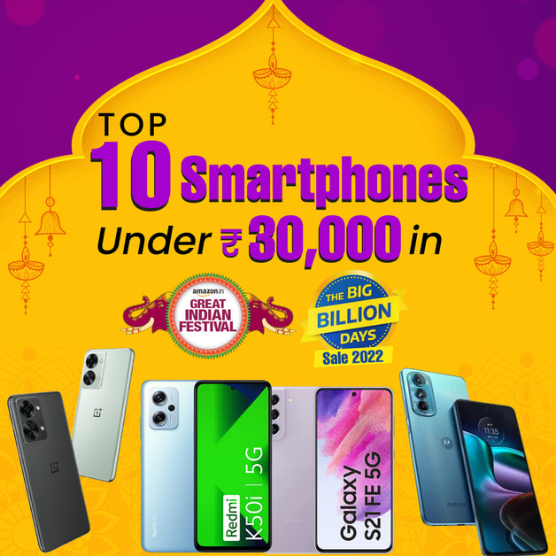 Top 10 Mobile Phones Under Rs 30000 In Amazon Flipkart Diwali Sale DesiDime