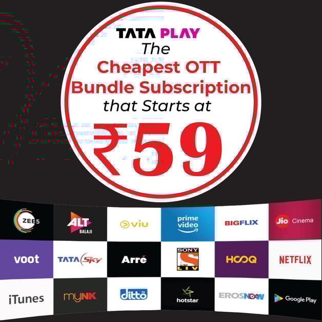 The Cheapest OTT Bundle Subscription Plan that Starts at Rs.59! | DesiDime