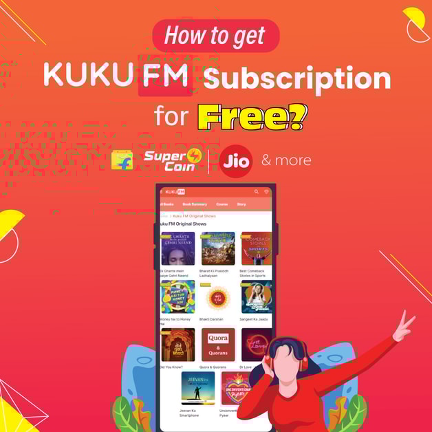 Kuku FM Premium Subscription for Free at Rs.1! 100% OFF Discount Code ...