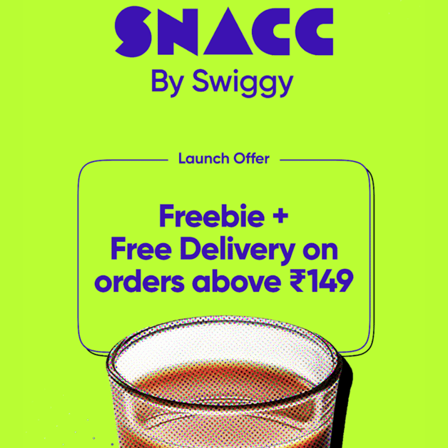 SNACC by Swiggy Launch Offer, Flat ₹50 OFF, 15-min Delivery | DesiDime