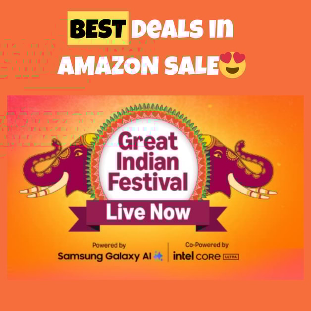 Amazon Great Indian Festival 2025 Top 40 Deals & Offers | DesiDime