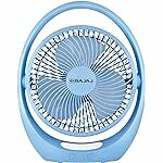 Bajaj Pygmy Go 178 mm Mini Fan with LED Lighting| Rechargeable Fan| USB ...