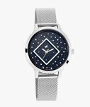 Fastrack Women Metal X Ananya Panday-Fit Out Analog Blue Dial Watch ...