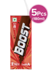 Boost Milkshake Nutrients For Energy Stamina 180 ml x 5 (location ...