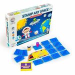 Stamp Art Space Senior, Stamping and Colouring Kit for Kids 4+ Years ...