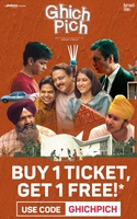 Ghich Pich Movie BOGO Offer on BookMyShow (8,9,10,11 August 2025) | DesiDime