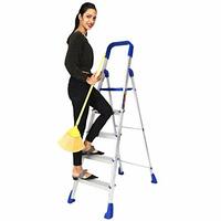 PAffy Premium Light Weight Aluminium Heavy Duty Folding Step Ladder ...
