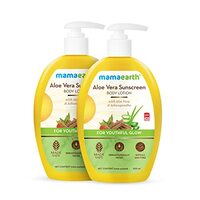Mamaearth Aloe Vera Sunscreen Body Lotion For All Skin Spf 30 - With ...