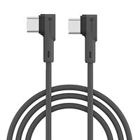 Portronics Konnect L 60W PD Type C to Type C Mobile Charging Cable, 1.2M, Fast Data Sync, Tangle ...