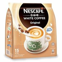 Nescafe Ipoh White Coffee Original (15 Sachets) - "Oh So Creamy" Premix ...