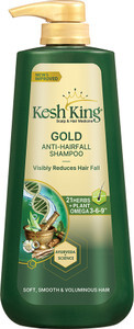 Kesh King Gold Anti Hairfall Shampoo, For Soft, Smooth and Voluminous ...